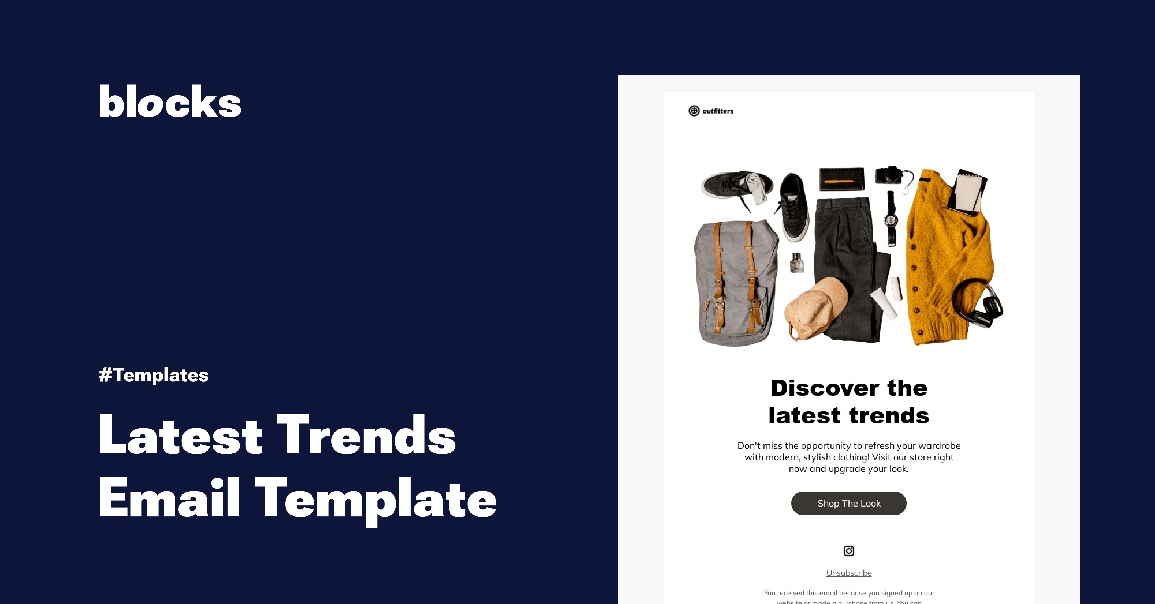 Stay Stylish: Latest Fashion Trends Email Template - Blocks