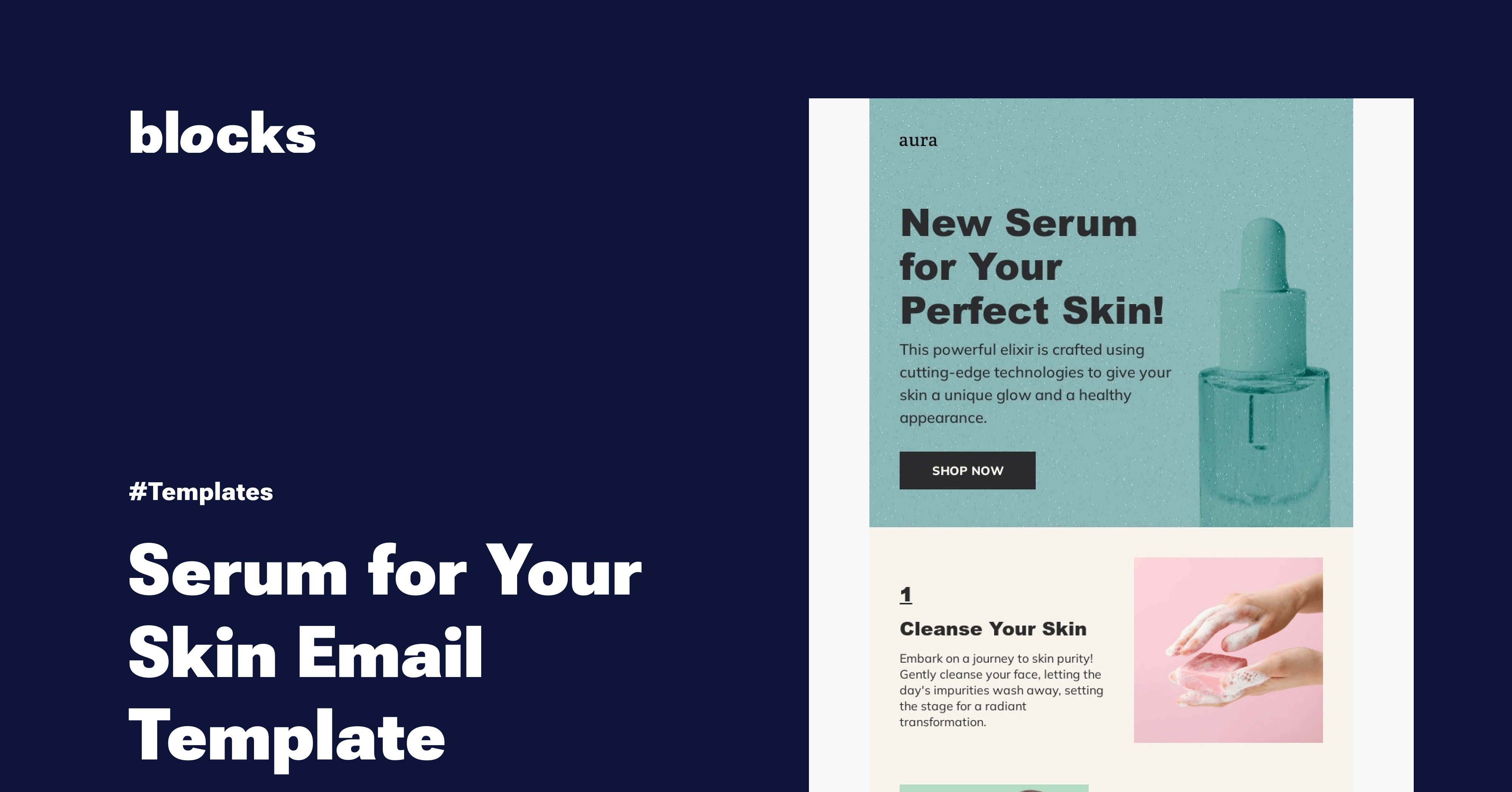 Revitalize Your Skin: Serum Email Template - Blocks