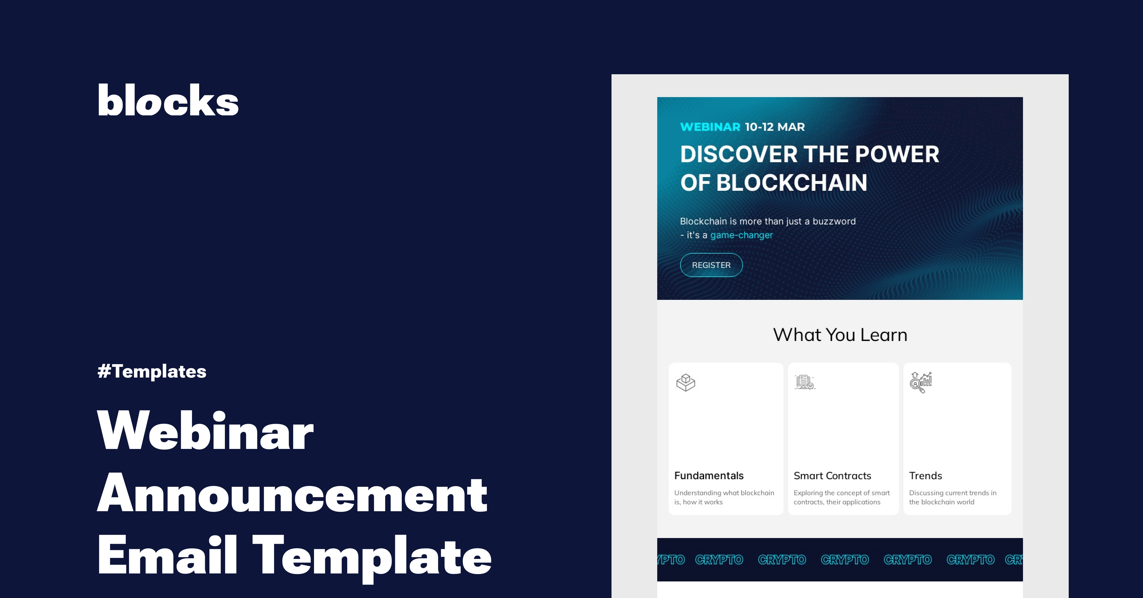 Announce Webinars with Ease: Engaging Email Template - Blocks Announce Webinars with Ease: Engaging Email Template - Blocks