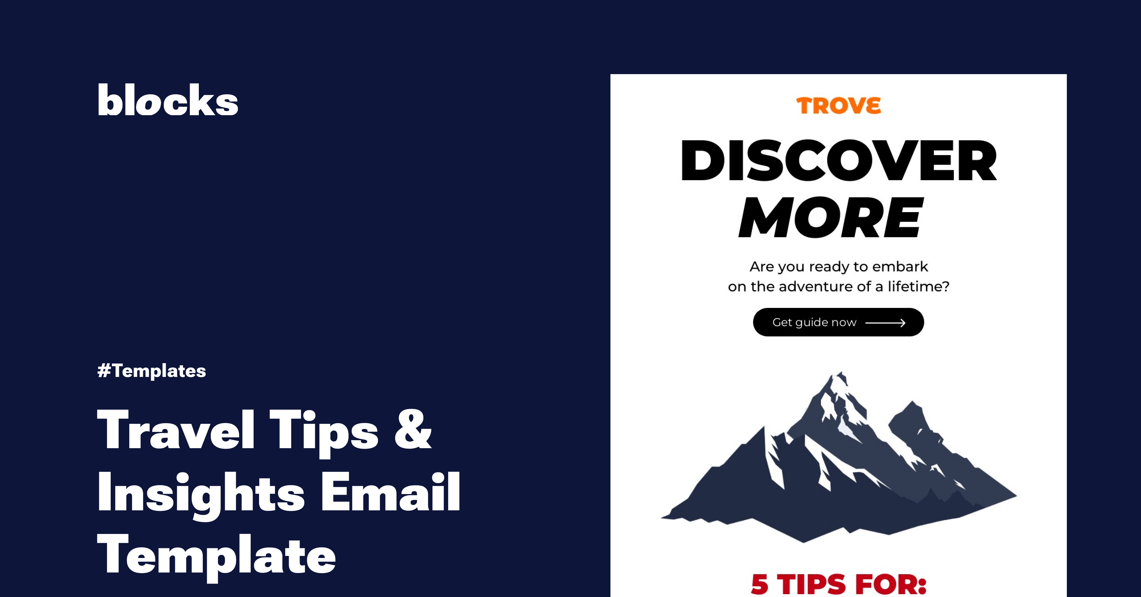 Insightful Travel Tips Email Template by Blocks - Blocks