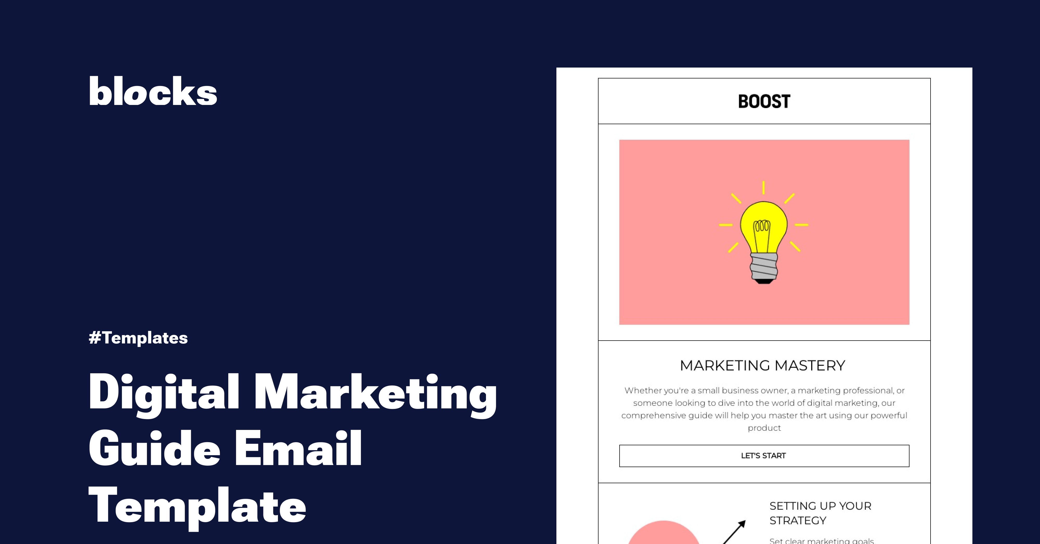 Promote Your Marketing Guide w/ Email Template by Blocks - Blocks