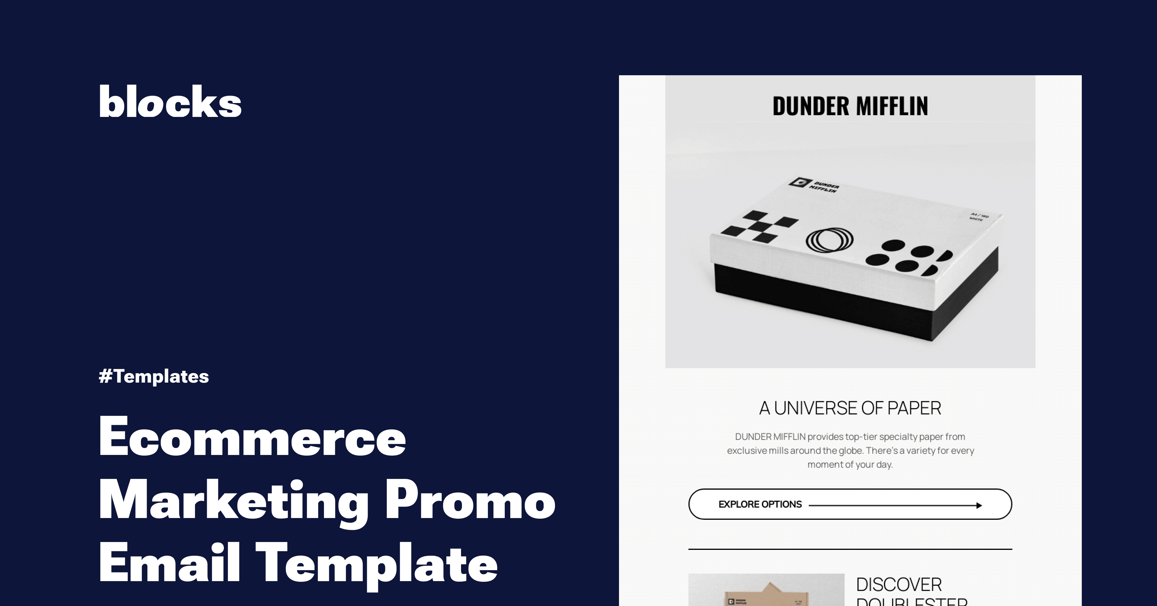 Ecommerce Marketing Promo Email Template for Success | Blocks - Blocks