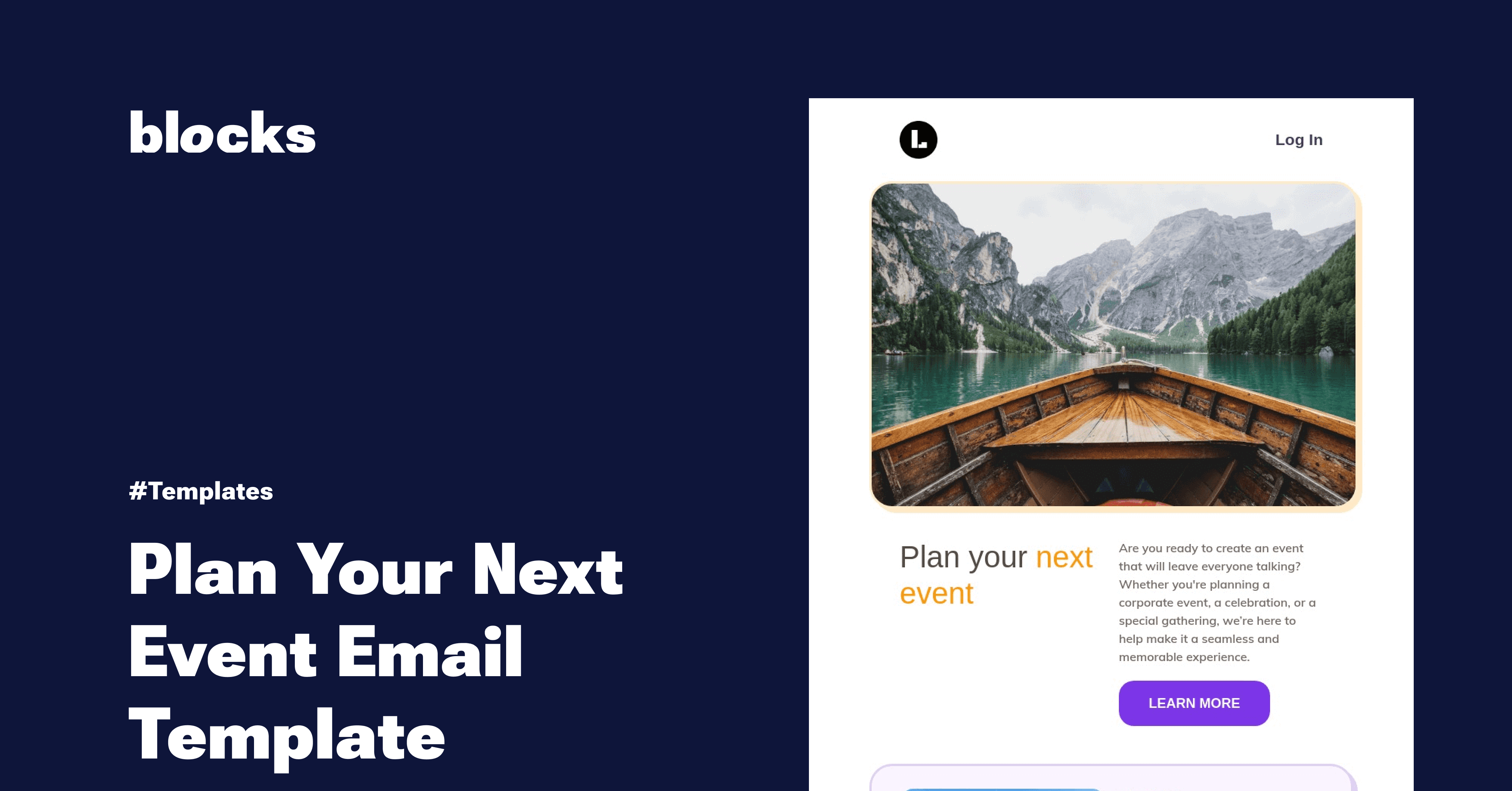 Vibrant Email Template for Event Planning | Blocks - Blocks